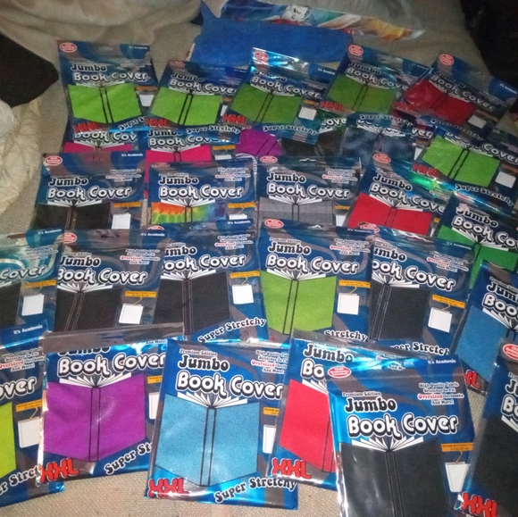 book covers | Other | 28 Jumbo Book Covers Extra Stretching Fabric Xxl ...